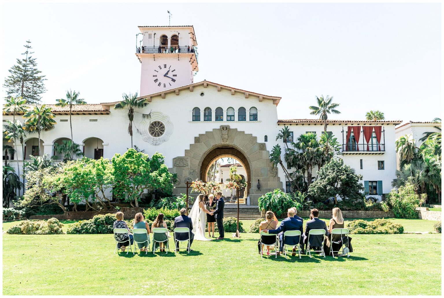 Santa Barbara Courthouse Palm Terrace Wedding Photos ...